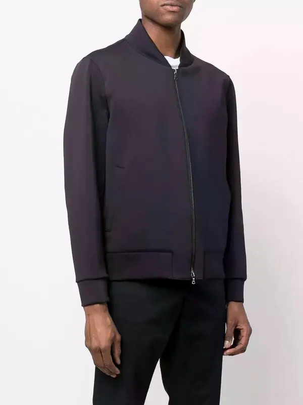 Harris Wharf London Two-pocket Zip-up Bomber Jacket