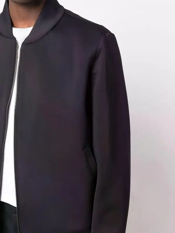 Harris Wharf London Two-pocket Zip-up Bomber Jacket