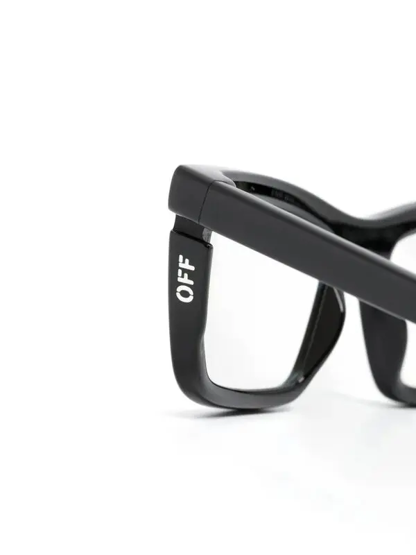 Off-White Optical Style 50 Butterfly-frame Glasses - Black