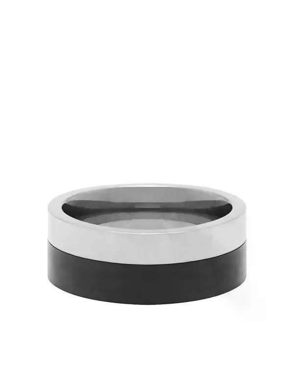 NIALAYA JEWELRY Two-tone Band Ring - Silver