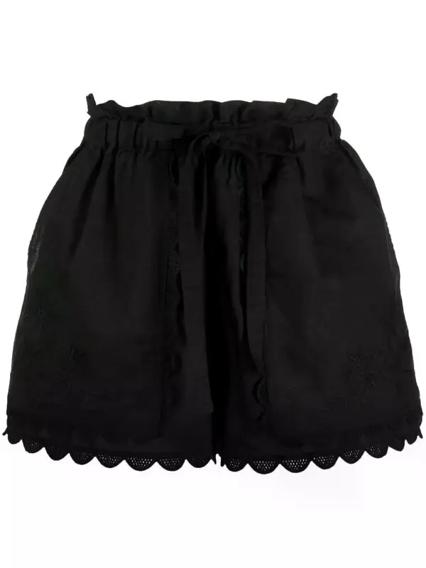 Ulla Johnson Nellie Embroidered Shorts