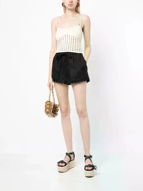 Ulla Johnson Nellie Embroidered Shorts