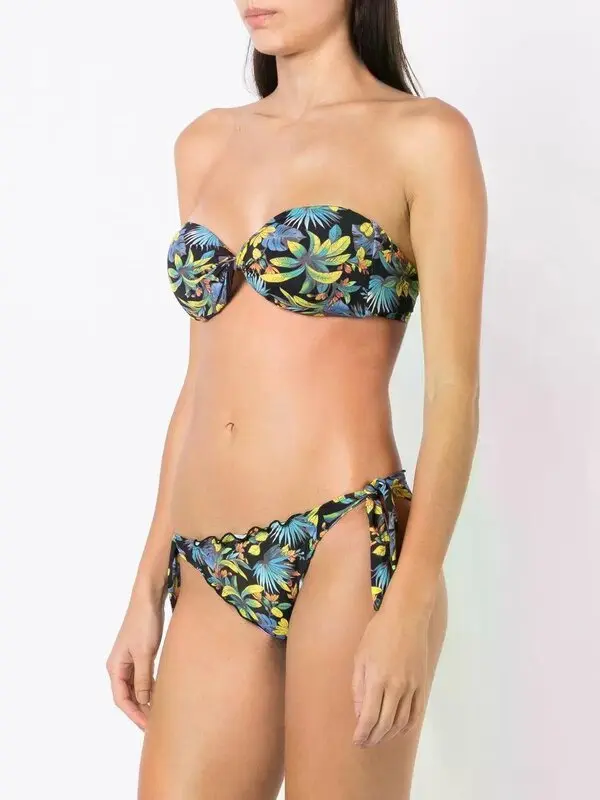 AMIR SLAMA Bandeau Bikini Set