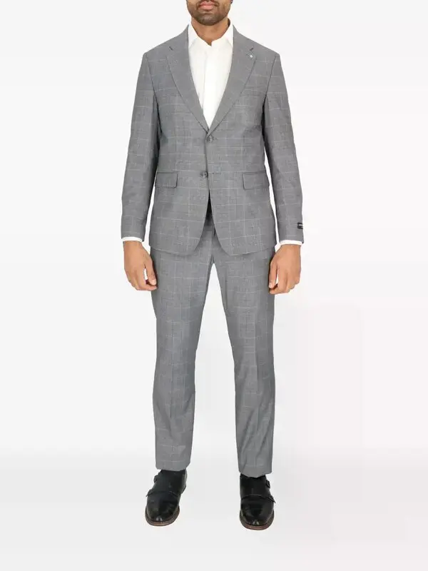 Scotch & Soda Checked Suit - Grey