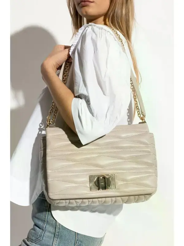 Furla Quilted Shoulder Bag