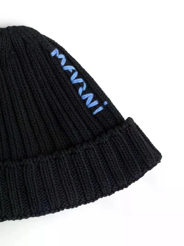 Marni Logo Beanie Hat