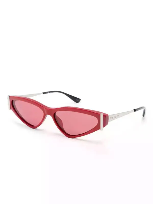 Alexander McQueen Cat Eye Sunglasses - Red