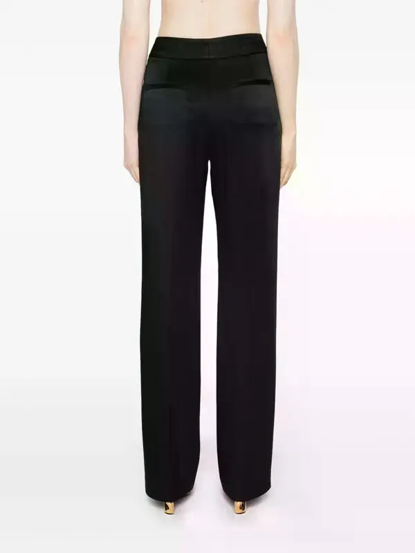 Peserico Straight-leg Satin Trousers