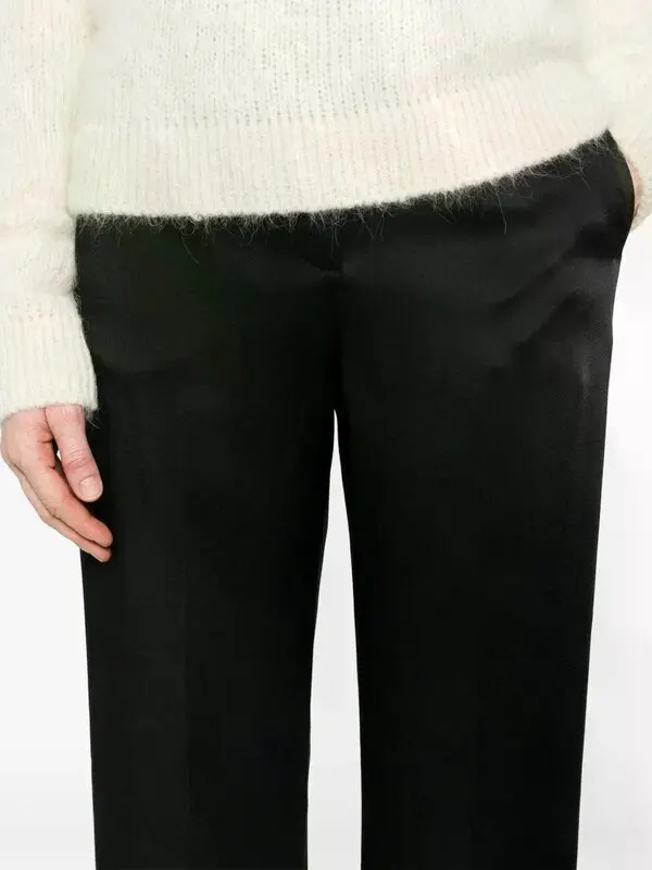 Peserico Straight-leg Satin Trousers