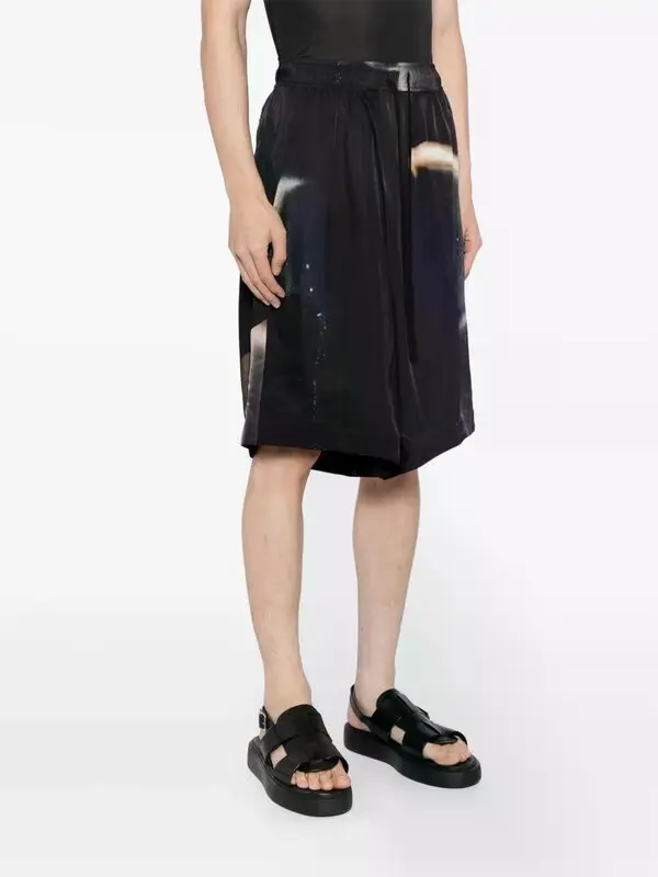 JULIUS Graphic-print Bermuda Shorts