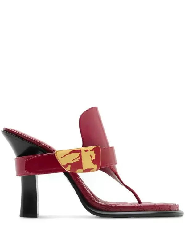 Burberry Bay Leather Sandals