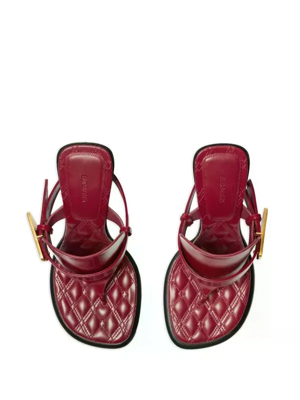 Burberry Bay Leather Sandals