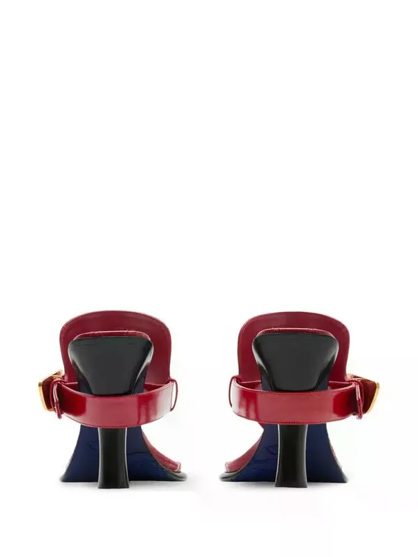 Burberry Bay Leather Sandals