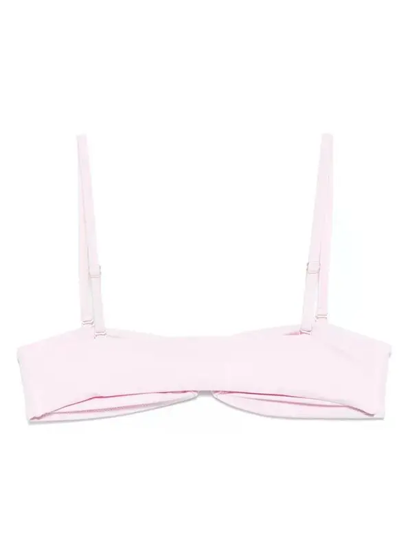 Christopher Esber Ruched Prong Bikini Top
