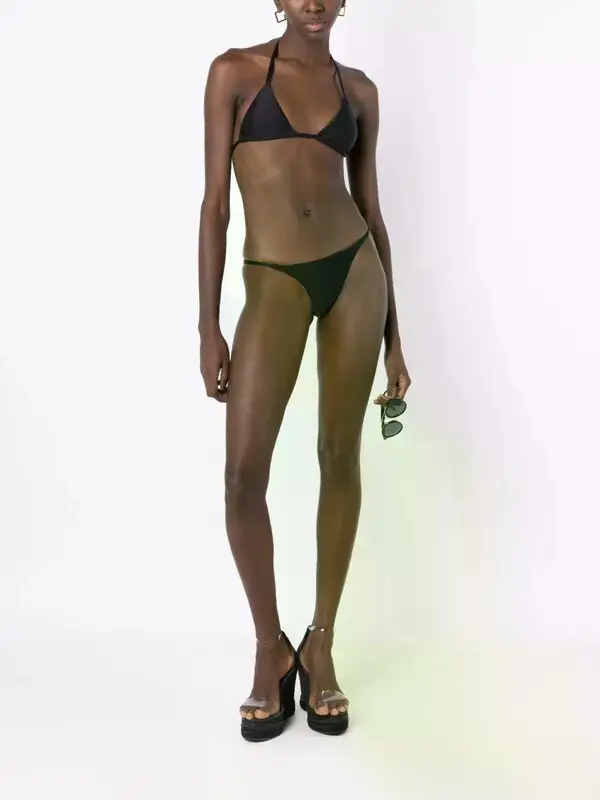 AMIR SLAMA Halterneck Tie-fastening Bikini