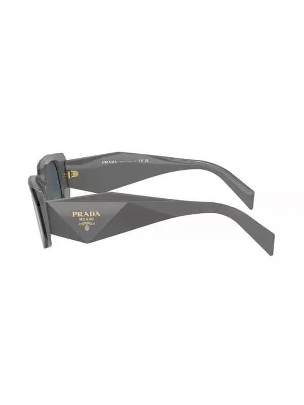 Prada Rectangle-frame Sunglasses - Grey