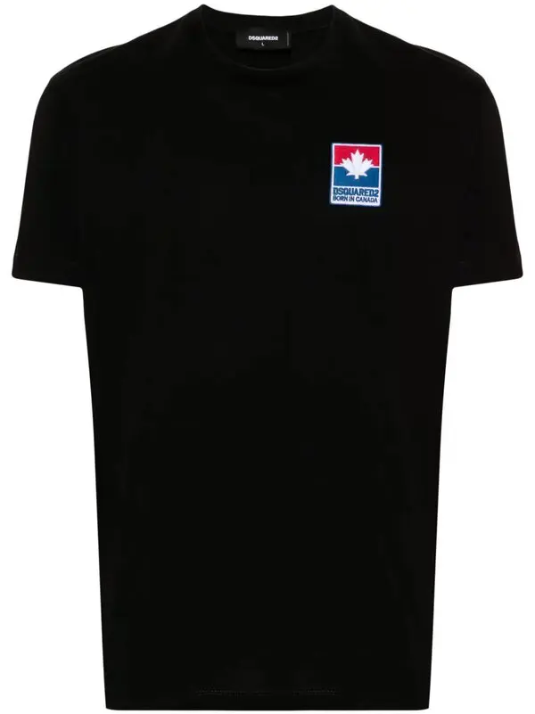 Dsquared2 Logo-patch T-shirt - Black