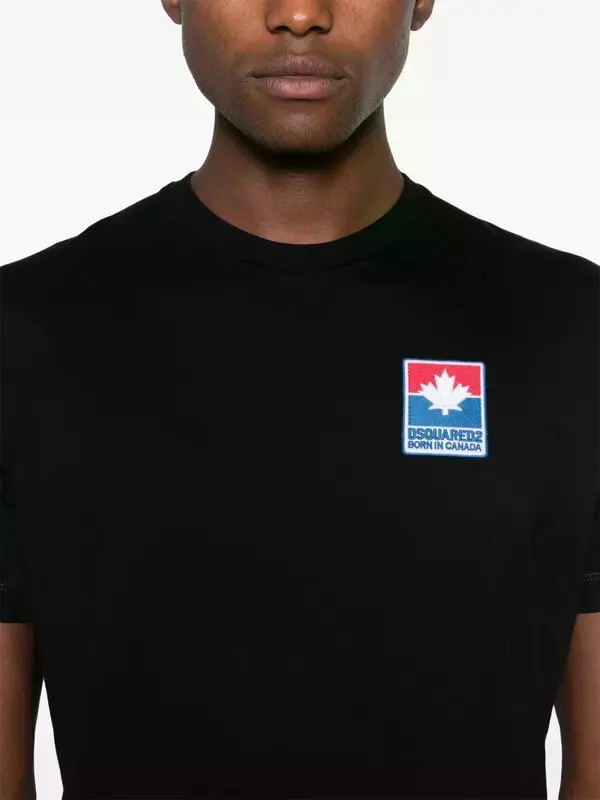 Dsquared2 Logo-patch T-shirt - Black