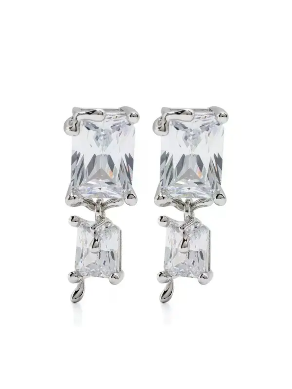 MARIA BLACK Roppongi Drop Earrings - Silver