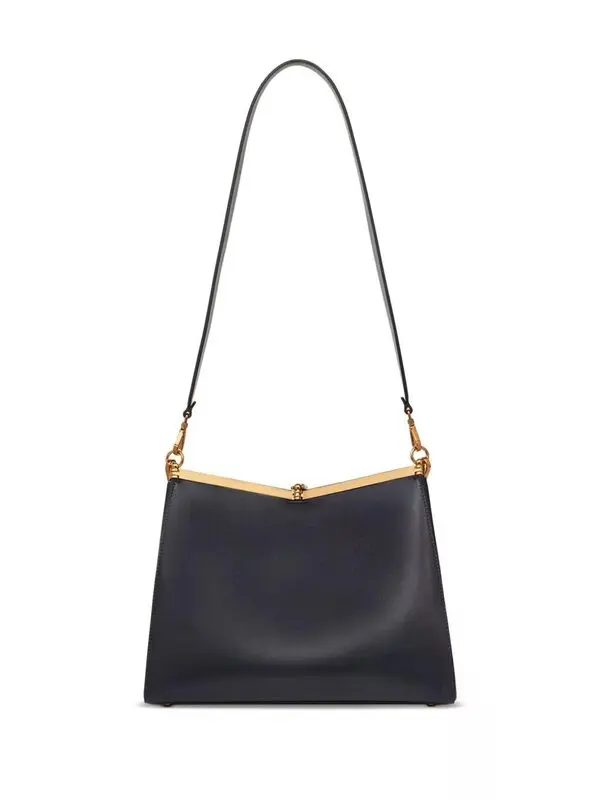 Etro Vela Leather Shoulder Bag - Blue