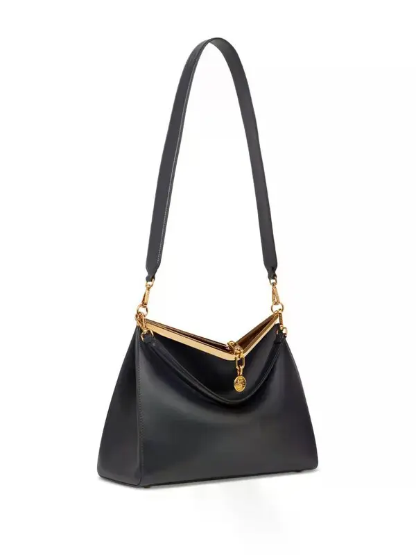 Etro Vela Leather Shoulder Bag - Blue