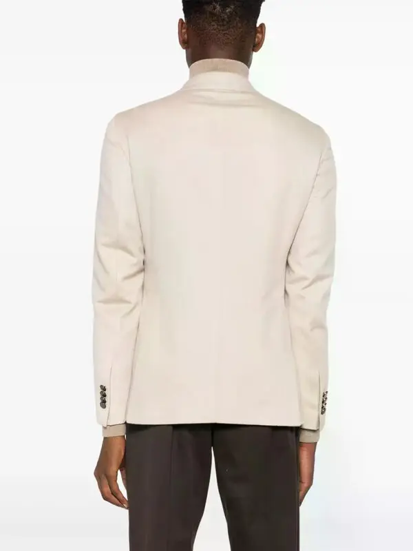 Tagliatore Brooch-detail Double-breasted Blazer