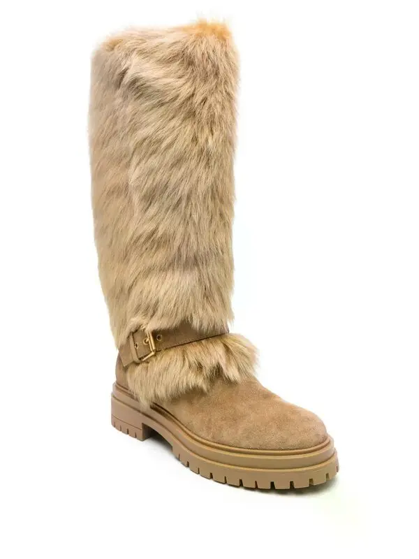 GIANVITO ROSSI Panelled Knee-high Boots