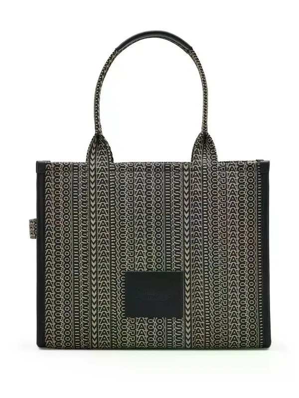 Marc Jacobs Large Monogram Jacquard Tote Bag - Black