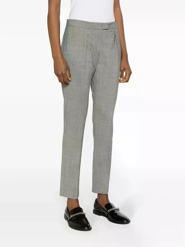 Isabel Marant Étoile Nolena Houndstooth Stretch-wool Trousers