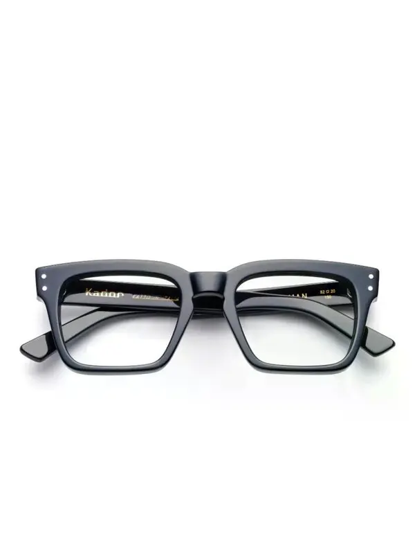 Kàdor Square-frame Glasses - Black