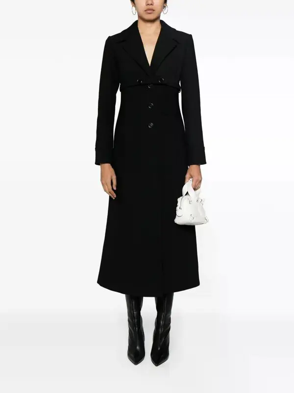 COURREGES Single-breasted A-line Coat