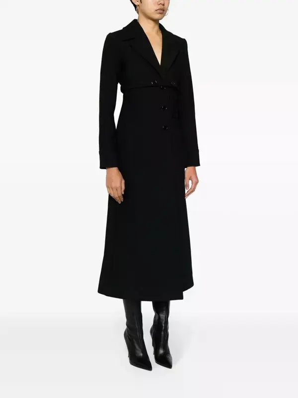 COURREGES Single-breasted A-line Coat