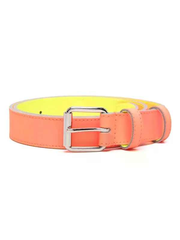 Comme Des Garçons Super Fluo Leather Belt - Orange