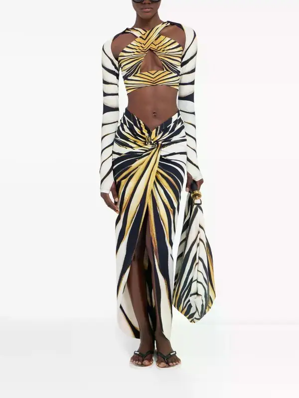 Roberto Cavalli Ray Of-print Pareo