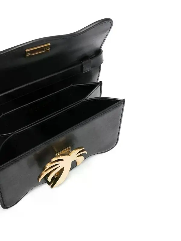 Palm Angels Palm Beach Crossbody Mini Bag - Black