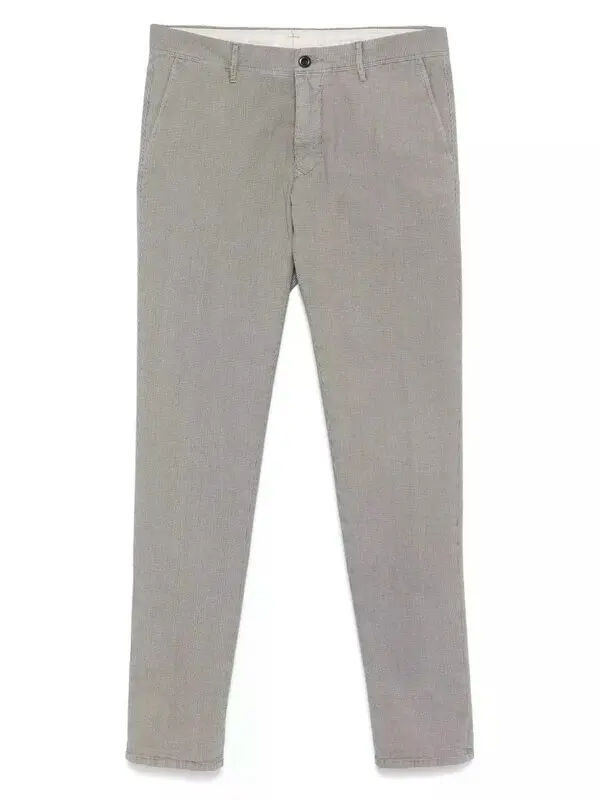 Incotex Houndstooth Trousers - Brown
