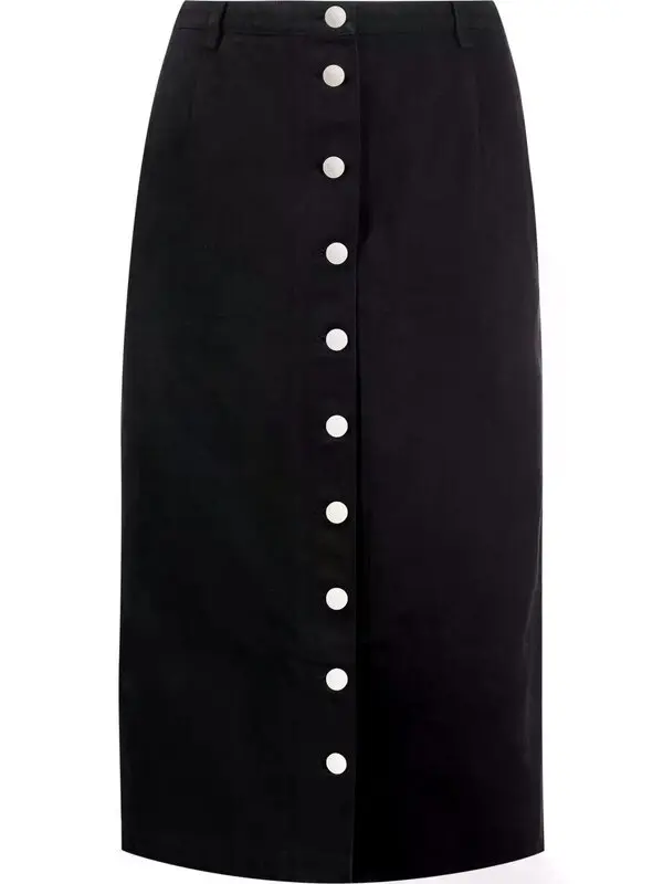 Raf Simons Button-detailed Midi Skirt