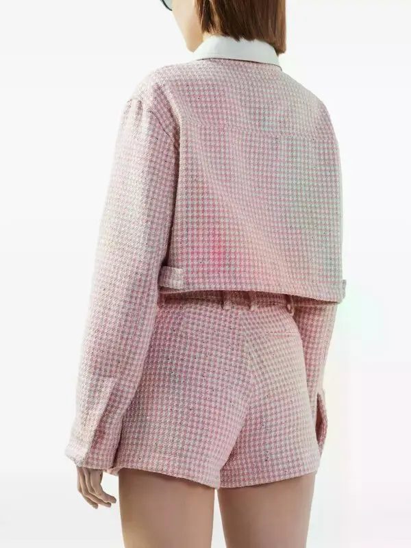 Gcds Tweed Jacket - Pink