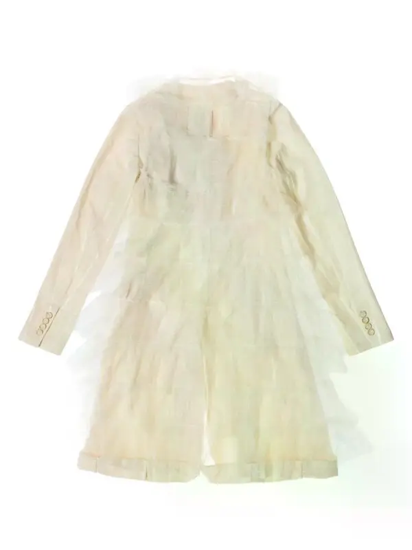 UMA WANG Layered Single-breasted Coat