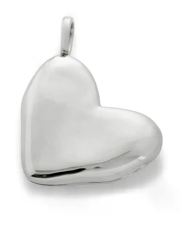 Monica Vinader Recycled Heart Locket - Silver