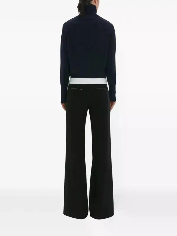 Victoria Beckham Paneled Wide-leg Trousers