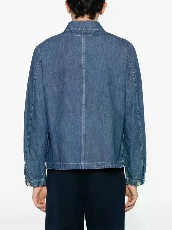 C.P. COMPANY Logo-print Denim Jacket