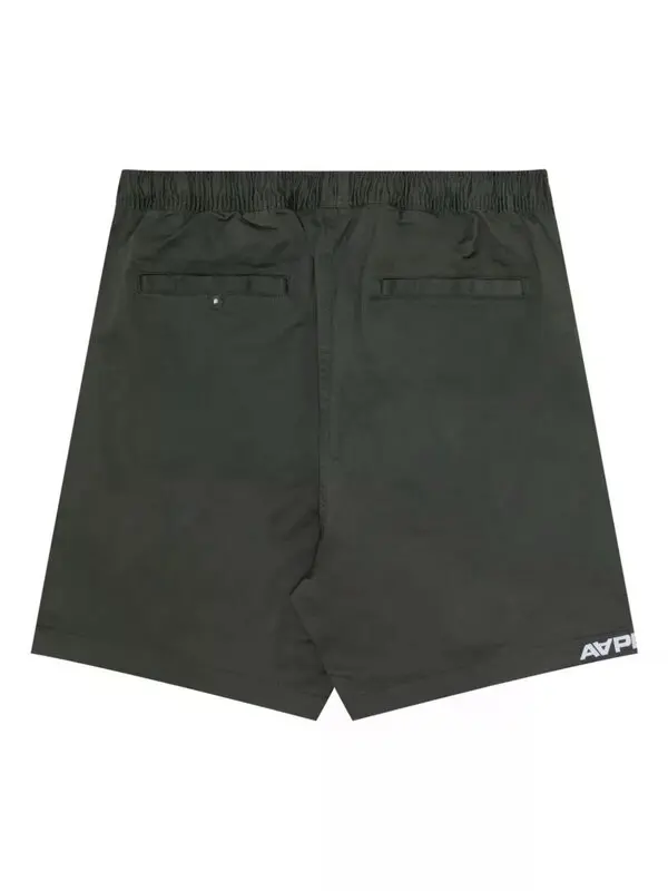 AAPE BY *A BATHING APE Logo-embroidered Elasticated-waist Shorts