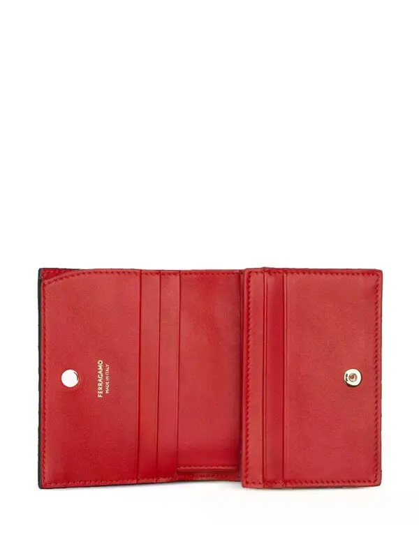 FERRAGAMO Gancini Logo-plaque Leather Wallet