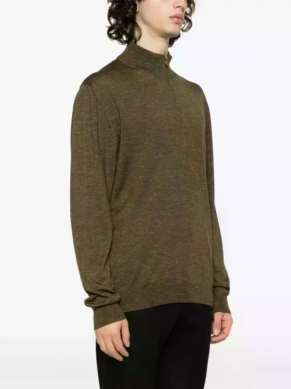 Kiton High-neck Mélange Jumper