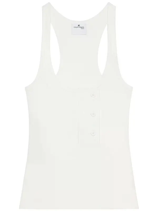 COURREGES Oblique 90's Tank Top