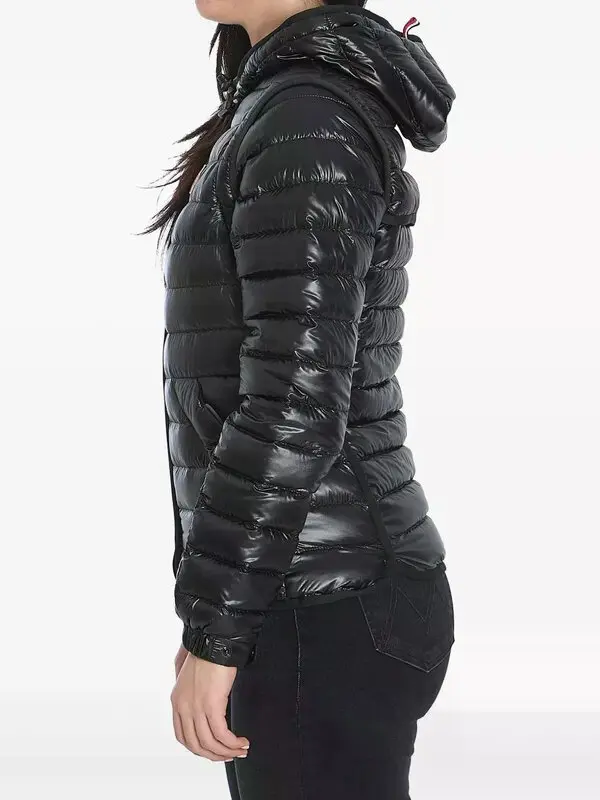 Moncler Quilted Hooded Jacket - Black
