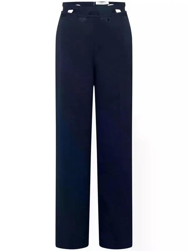 DION LEE Hinge-seam Straight Trousers