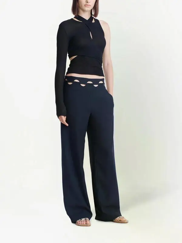 DION LEE Hinge-seam Straight Trousers