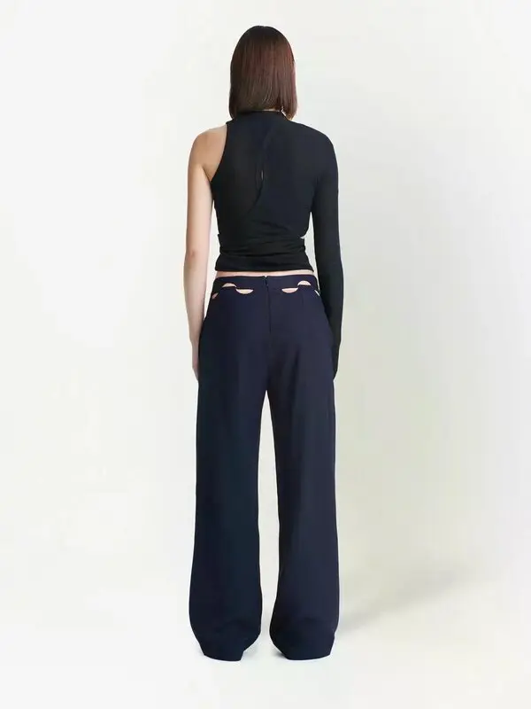 DION LEE Hinge-seam Straight Trousers